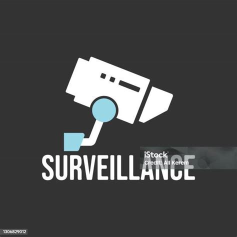 Surveillance Icon Stock Illustration Download Image Now Black