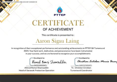 Aaron Sigau Laing On Linkedin First Time Got My Certificate Of