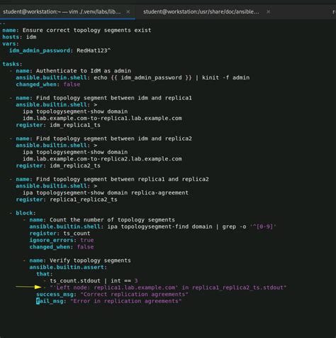 wrong instructions grading script in compreview to red hat
