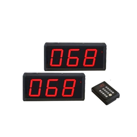 [local warranty] wireless queue number display calling system 3 digit queue number queue