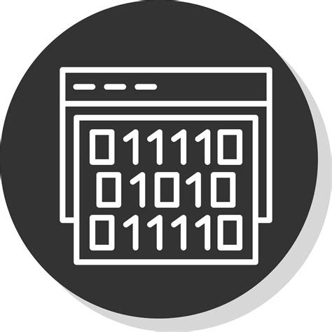 Binary Code Vector Icon Design 28873099 Vector Art At Vecteezy