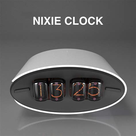 nixie clock on behance