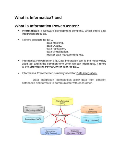 Informatica PowerCenter (Autosaved) | PDF | Databases | Metadata