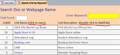 Open Link From MS Access IAccessWorld