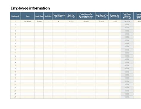 Payroll Calculator Templates 15 Free Docs Xlsx And Pdf Formats