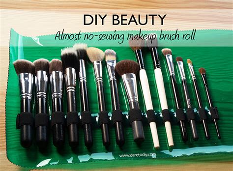 Diy Organiza Tu Maquillaje C Mo Hacer Una Manta De Brochas Sin Coser O Casi Dare To Diy