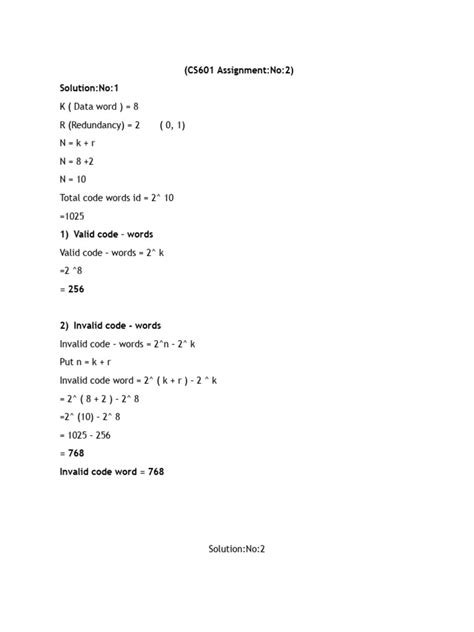 cs601 assignment 2 pdf