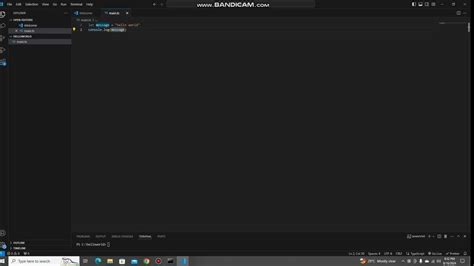 Hello World In Typescript Youtube