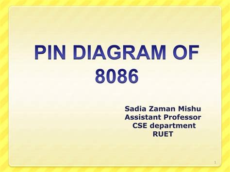 Pin Diagram Details Of 8086 Microprocessor Ppt