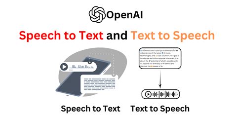 A Comprehensive Guide To Openais Text To Speech And Speech To Text Apis