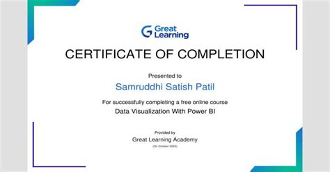 Samruddhi Patil On Linkedin Data Visualization With Power Bi Course