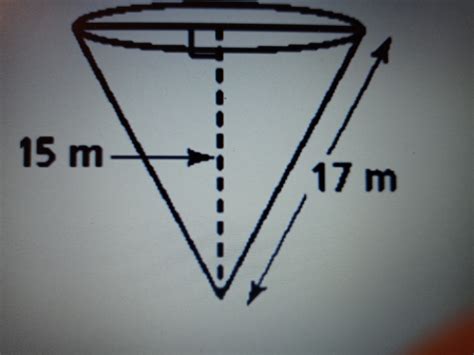 Answered Find The Volume Of The Cone Bartleby