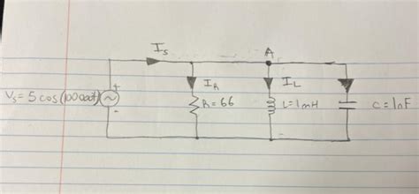 Solved Find The Voltage Across R Give The Answer In Form Of Chegg Com