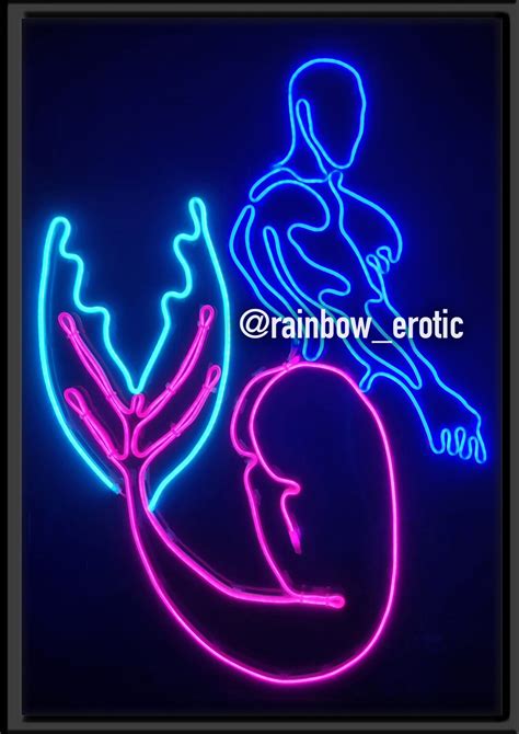 The Grown Merman Sexy Erotic Neon Sign Custom Gay Led Sign Erotic Penis Neon Sign Dick Neon