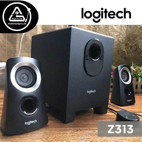 Logitech Z313 2 1 Subwoofer Speaker System With Subwoofer 50 Watts Enhanced Bass High