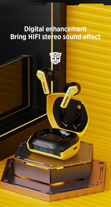 Transformers Tf T06 Wireless Bluetooth Earphone With Microphone Hifi