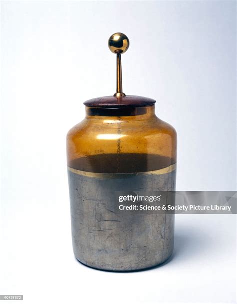 The Leyden Jar Was An Early Capacitor Or A Device For Storing An