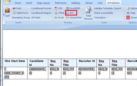 Creating An Oracle Bi Publisher Report With Linked Data Sets