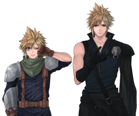 Cloud Strife Final Fantasy And 3 More Drawn By Beckey9415 Danbooru