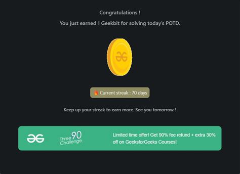 Gfg160 Geekstreak2024 Geeksforgeeks Geeksforgeeks Haris K N