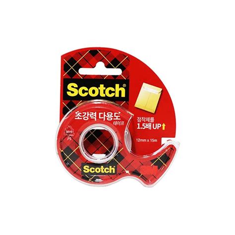 스카치 초강력 다용도테이프 디스펜서 12mm 배민 장보기∙쇼핑