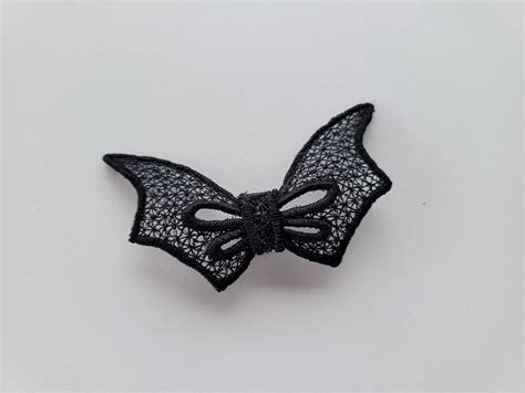 Black Lace Bow Design