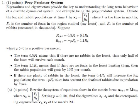 Solved Eigenvalues And Eigenvectors Provide The Key To
