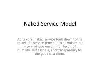 Getting Naked PPT