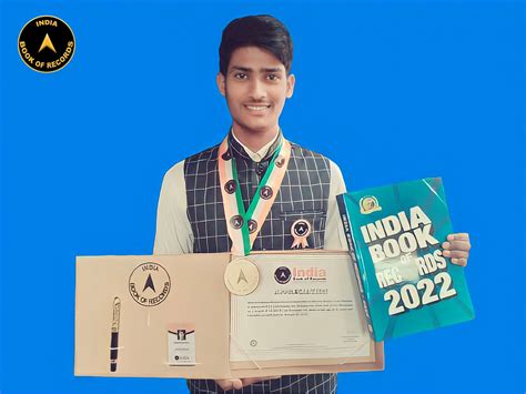 Abhineet Kumar Maurya Appreciation India Book Of Records