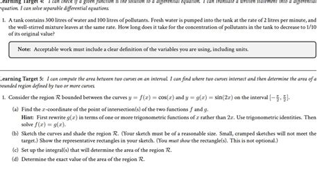 Solved Equation I Can Solve Separable Differential Chegg Com