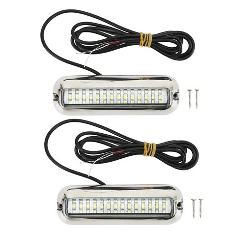 Luces Led Marinas Para Barco Luz Subacu Tica Impermeable De 42led 10