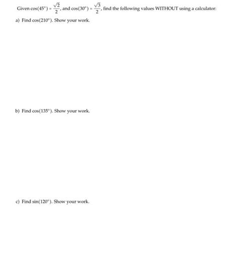 Solved V2 V3 Find The Following Values Without Using A