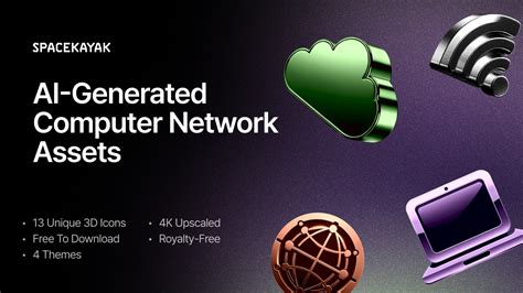 Computer Networks 3d Assets By Spacekayak Figma