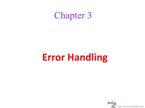 Jsp Error Handling Pps