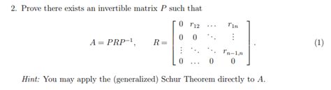 Solved A Square Matrix A Is Called Nilpotent If Ak Onxn Chegg