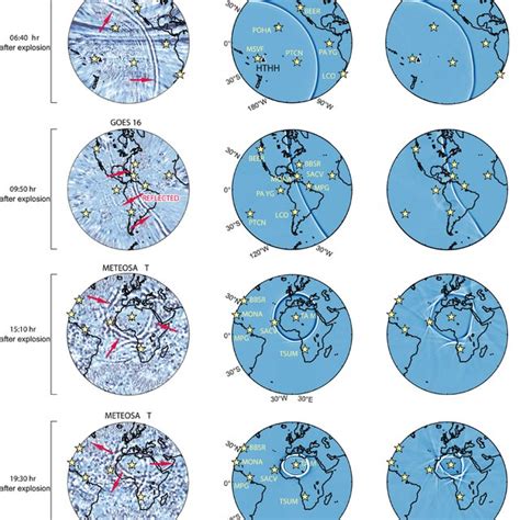 The Propagation Of The Lamb Wave As Shown By Meteorological Satellites