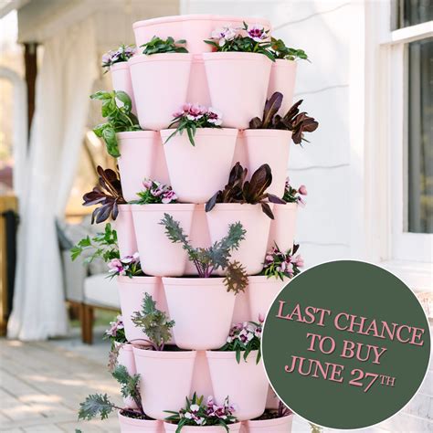 7 Tier Greenstalk Leaf Vertical Planter Basic Texture Garden Answer