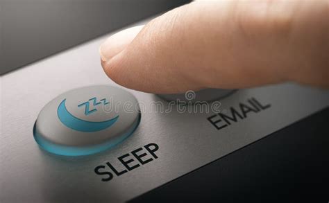 Sleep Button Stock Image Image Of Awake Sleep Business 1209033