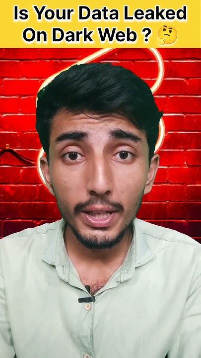 How To Check My Leaked Data Is Your Data Leaked On Dark Web Shorts Dataleak Youtube
