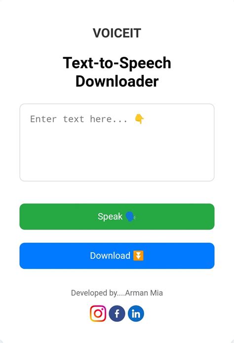 Arman Mia On Linkedin Webdevelopment Opensource Texttospeech