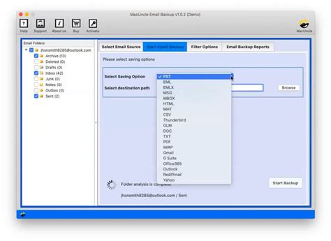 save outlook email as msg using different methods