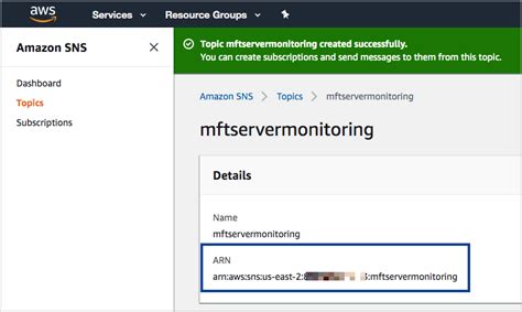 How To Publish Messages To Amazon Sns Using Jscape Mft Server Jscape