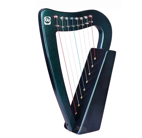 Walter T Mini Harp 8 String Handheld Celtic Lyre Lap Small Harp Instru