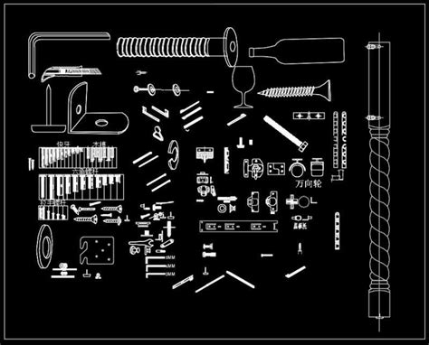 Free Cad Blocks Drawings Download Center 【over 1200 Hardware