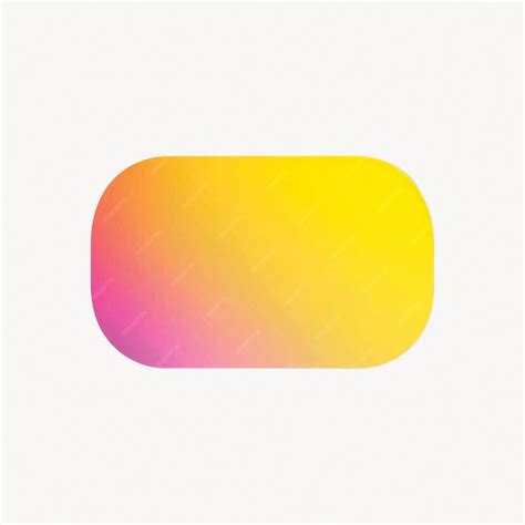 Premium Vector Gradient Rounded Rectangle Shape