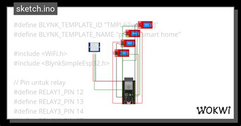 Project Koneksi Ke Blynk Copy Wokwi ESP32 STM32 Arduino Simulator