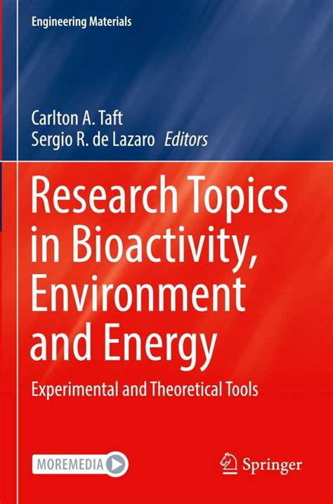 Research Topics In Bioactivity Environment And Energy Buch Jpc