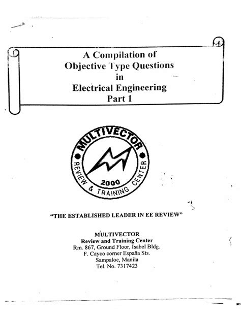 Ee Objectives Part 1 Pdf