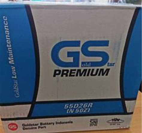 AKI BATERAI BASAH GS GOLDSTAR N50Z