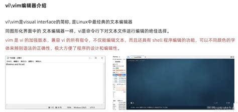 九、linux下，如何在命令行进入文本编辑页面？